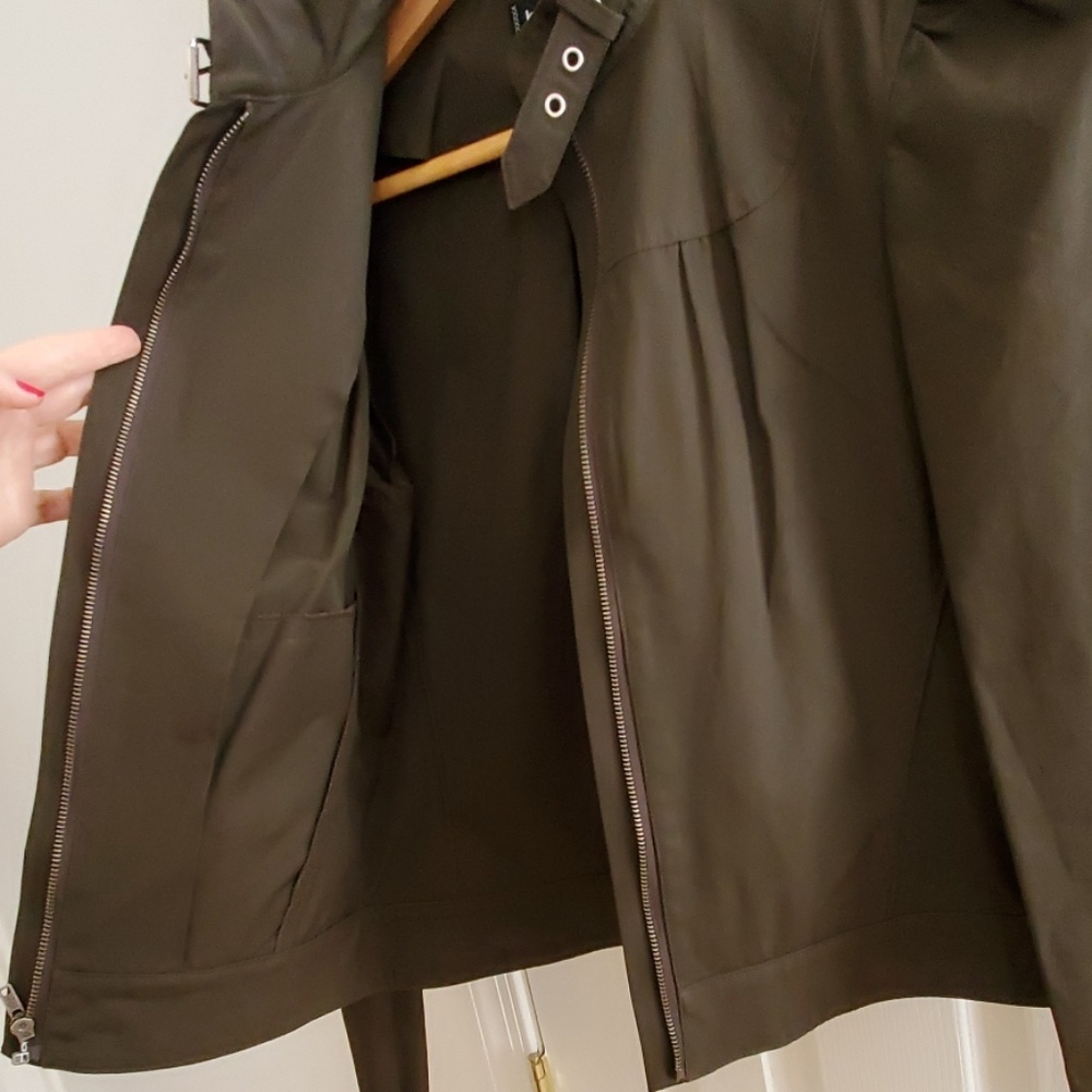 1998 Bebe Vintage Bomber Jacket Military Green - Gem